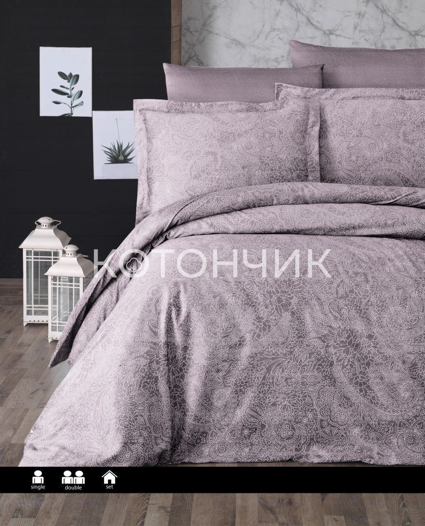 Купити Постільна білизна First Choice Cotton Satin Neva Lavender оптом ...